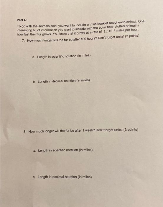 Solved Name: Math 1215 Project 6: Sections 11.1-11.4 \& 11.6 | Chegg.com