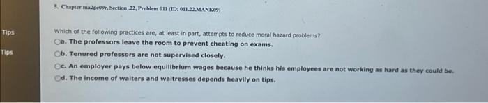 Solved 5. Chapter ma2pe09r, Section 22, Problem o11 (1D: | Chegg.com