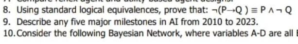 Solved 8. Using standard logical equivalences, prove that: | Chegg.com