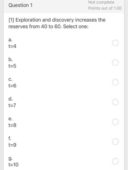 Hotelling's Rule Problem Set ECO 2620 Whitehead The | Chegg.com