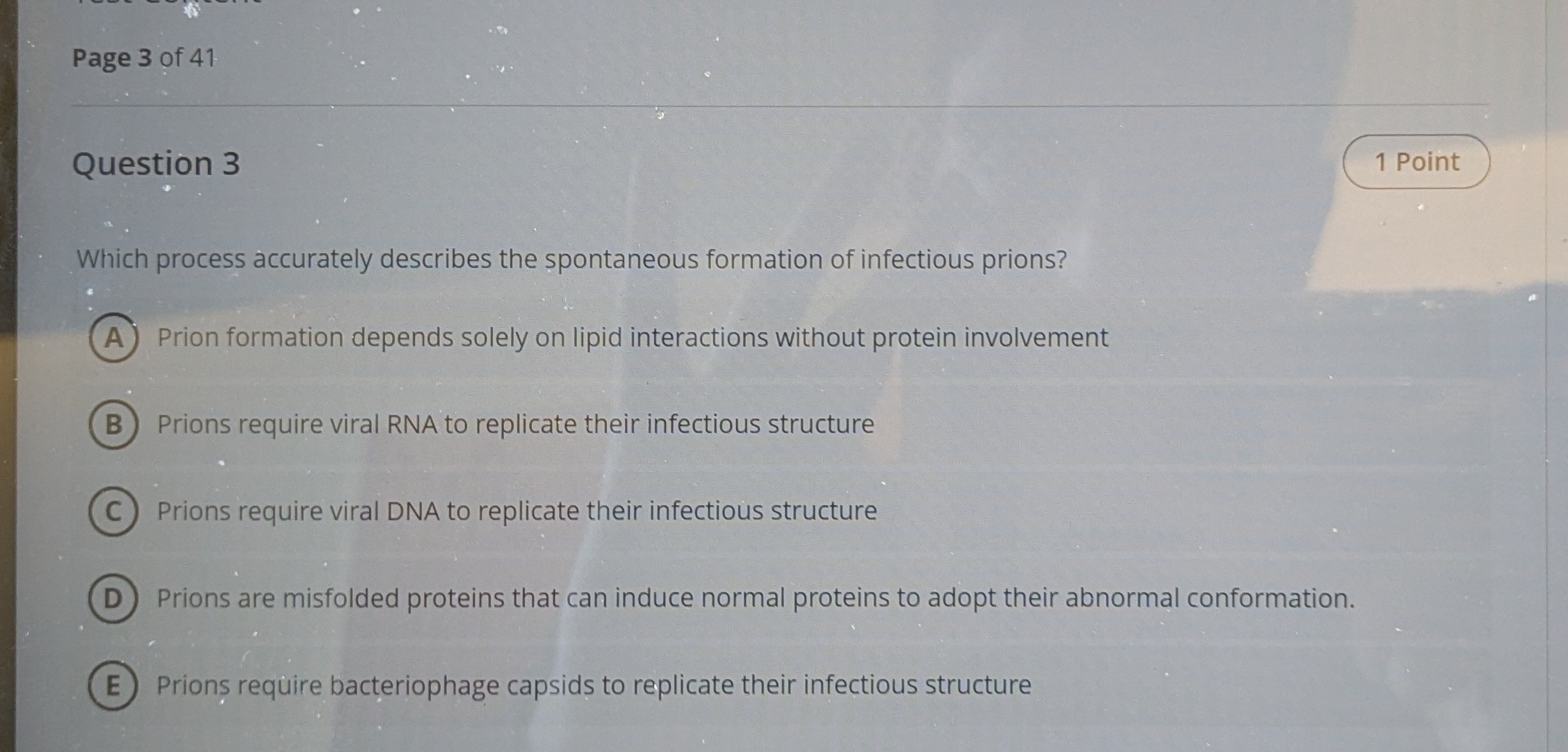 Question 3Which process accurately describes the | Chegg.com