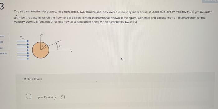 Solved The stream function for steady, Incompressible, | Chegg.com