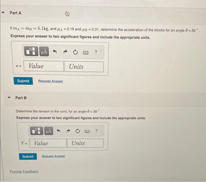 Solved Two blocks made of different materials connected | Chegg.com