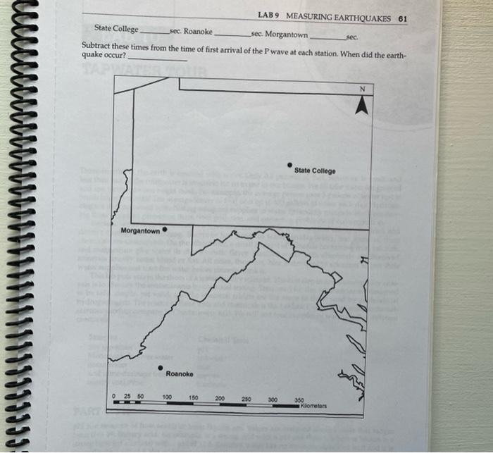 Solved 58 MANUAL FOR PLANET EARTH LABORATORY Mark the | Chegg.com