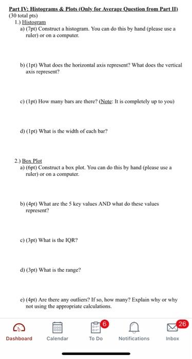 Solved do just question 1 based on the average question i | Chegg.com