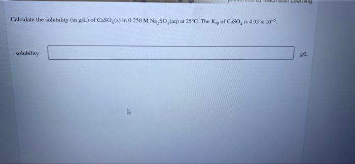 Solved At 25 °C, only 0.0210 mol of the generic salt AB, is | Chegg.com