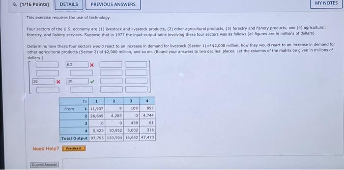 Solved This exercise requires the use of technology. Four | Chegg.com