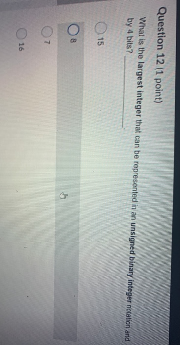 Solved point What is the decimal value of 11011 (which is in | Chegg.com