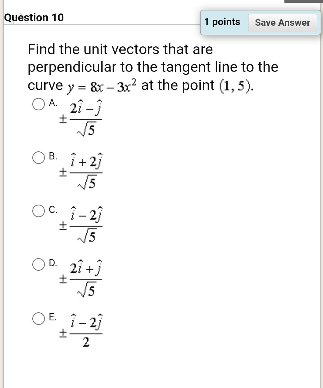 Solved Find the unit vectors that are perpendicular to the | Chegg.com