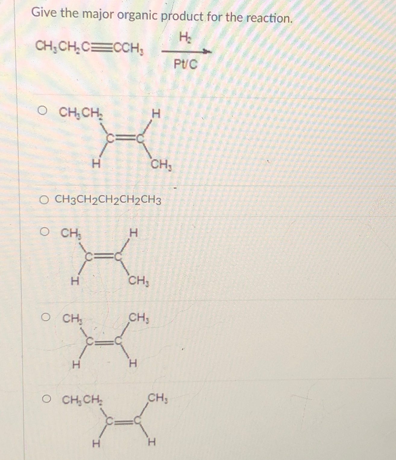 Solved Give the major organic product for the | Chegg.com