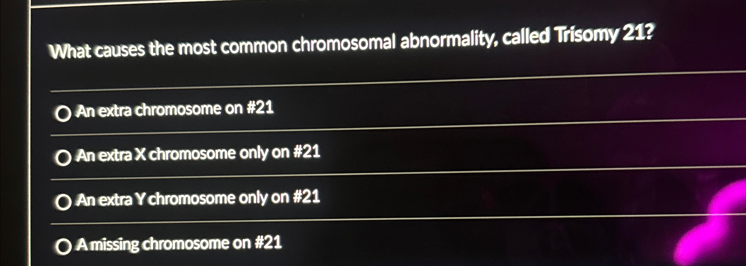 Solved What causes the most common chromosomal abnormality, | Chegg.com