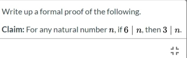 Solved Write up a formal proof of the following.Claim: For | Chegg.com