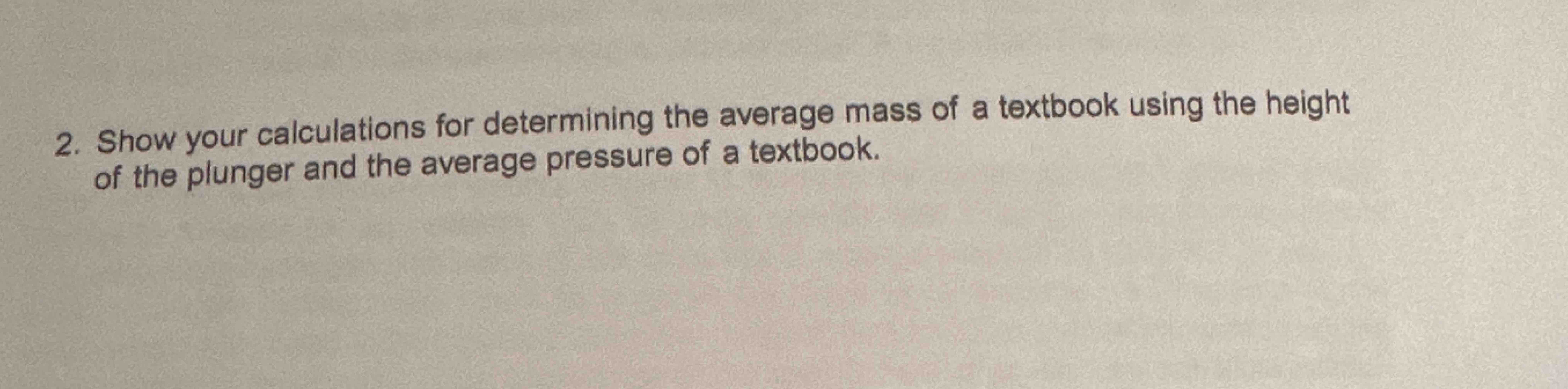 Solved Show your calculations for determining the average | Chegg.com