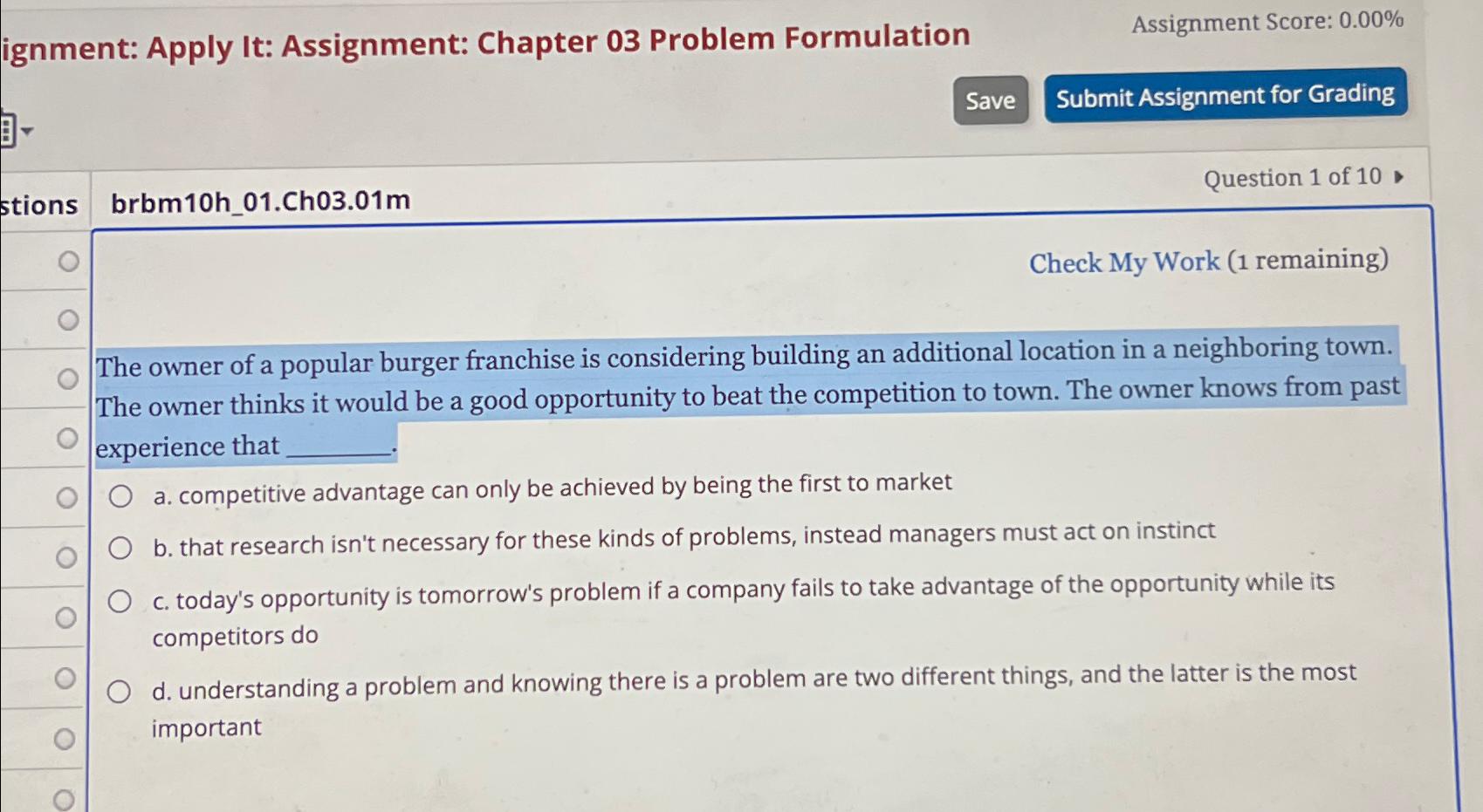 Solved ignment: Apply It: Assignment: Chapter 03 Problem | Chegg.com Solved ignment: Apply It: Assignment: Chapter 03 Problem | Chegg.com