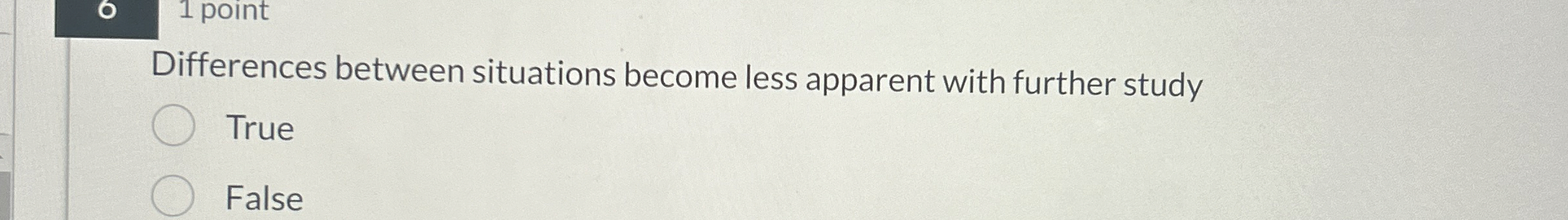 Solved Differences between situations become less apparent | Chegg.com