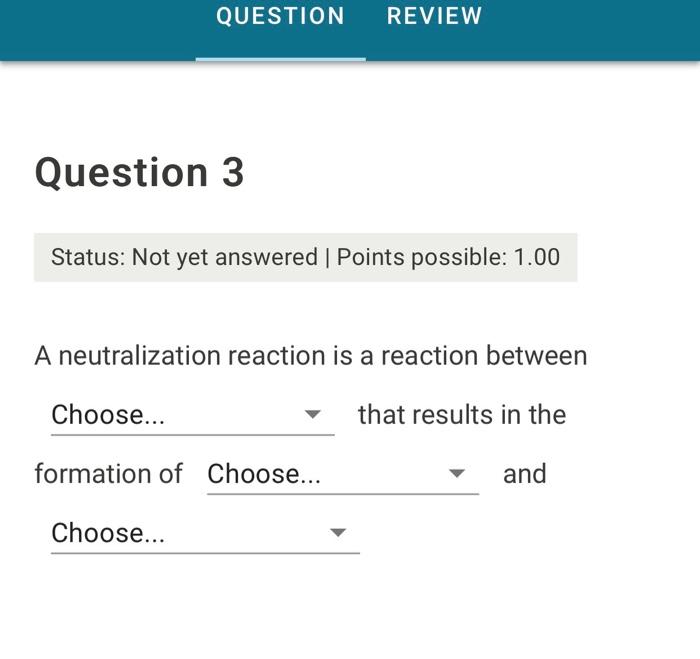 Solved Question 1 Status: Not yet answered Points possible: | Chegg.com