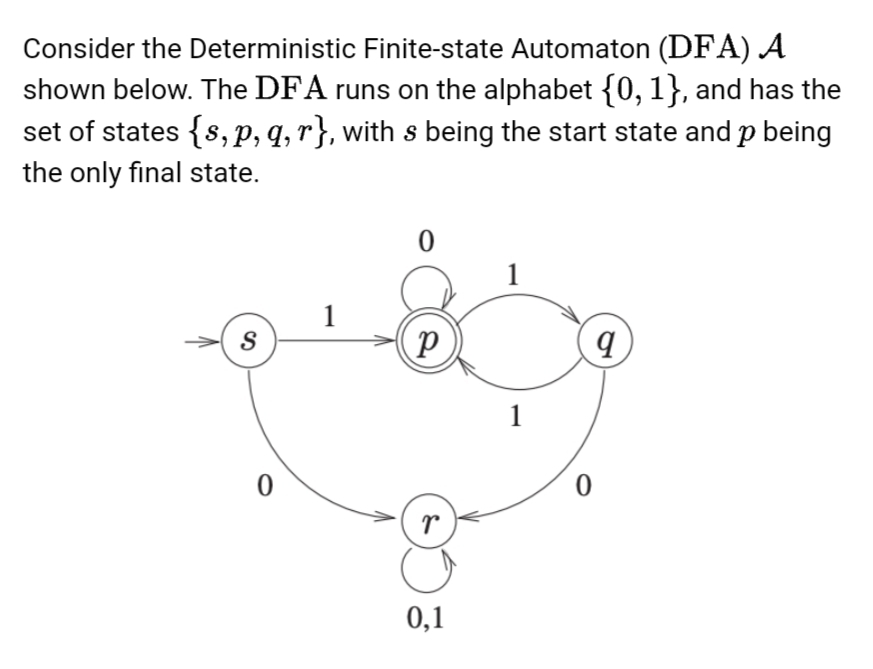 Solved 103DFA ﻿ Do not try to use ChatGpt this is my last | Chegg.com