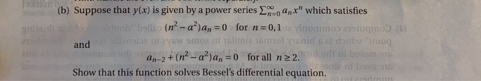 Solved no (5) Power series are often used to represent the | Chegg.com