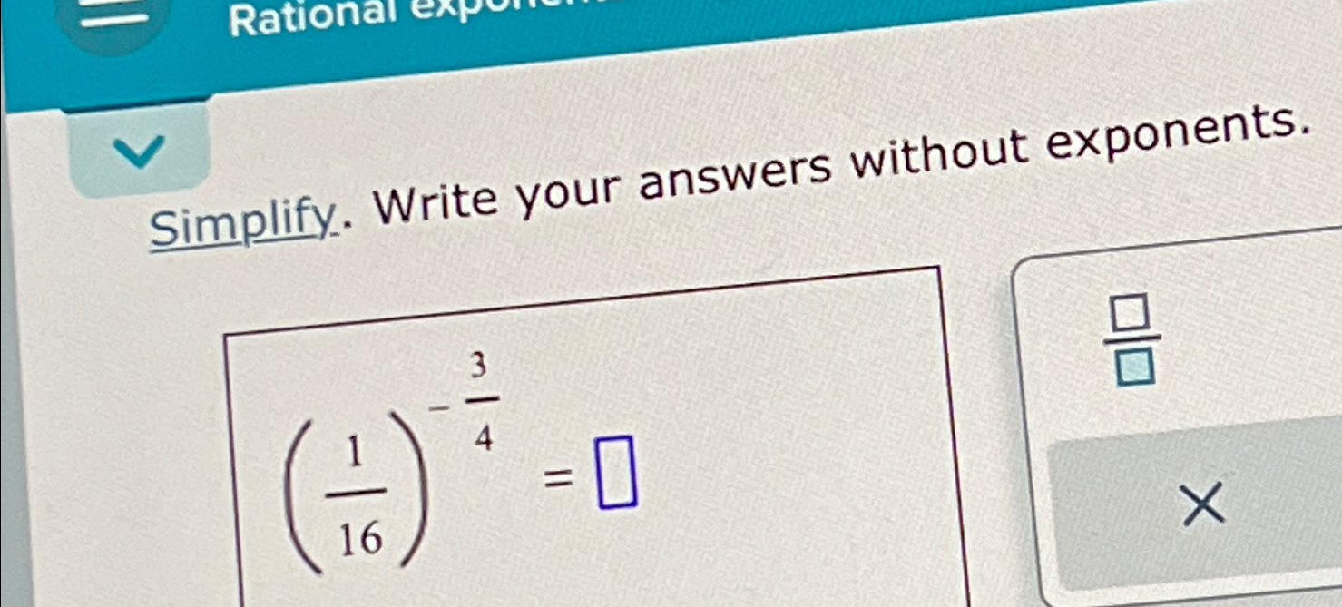 Solved Simplify. Write your answers without | Chegg.com