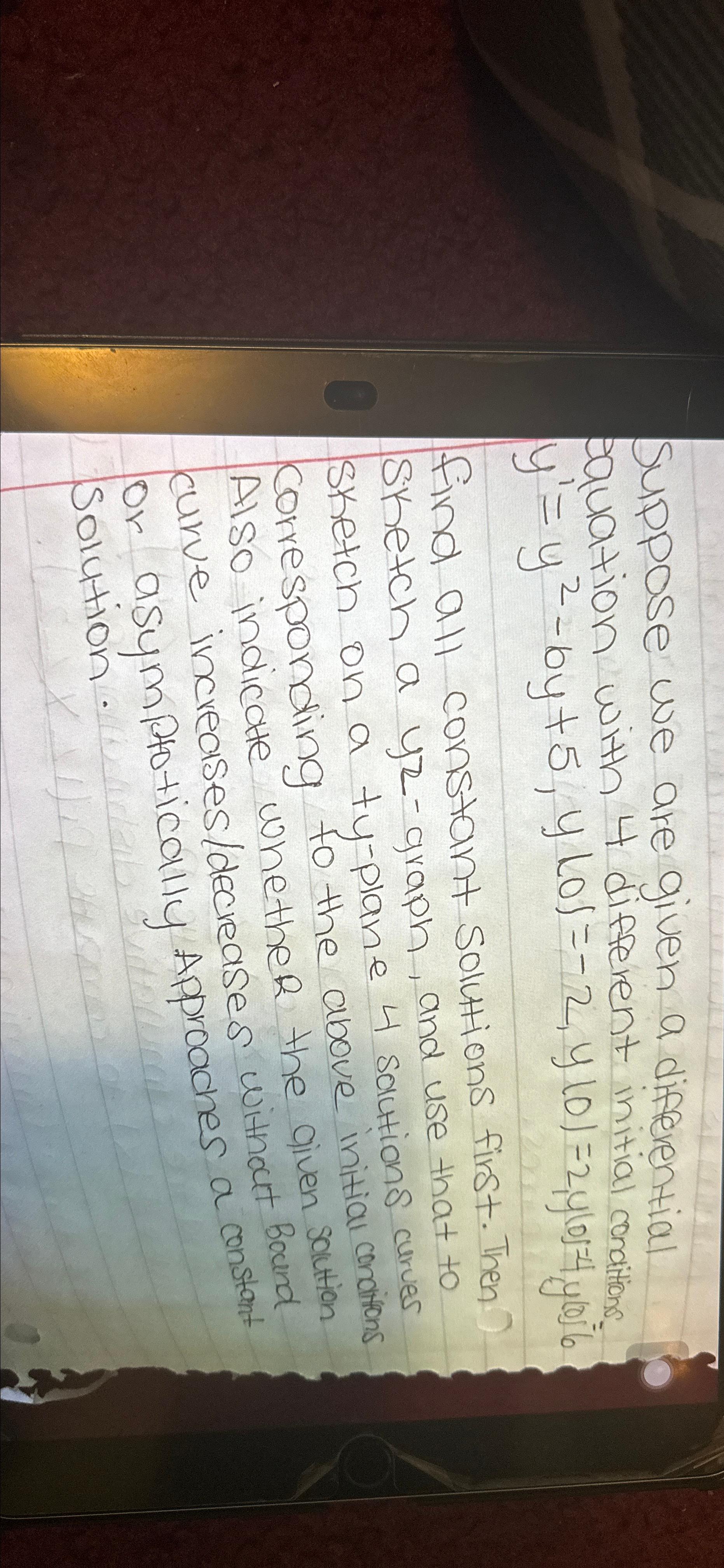 Solved suppose we are given a differential equation with 4 | Chegg.com