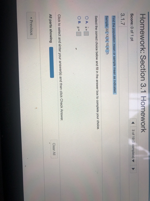 Solved Homework Section 3 1 Homework Score 0 Of 1 Pt 3 Of