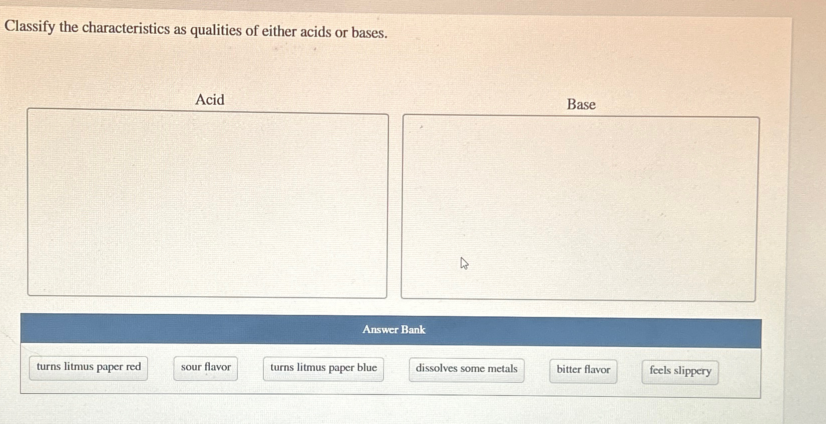 Solved Classify the characteristics as qualities of either | Chegg.com