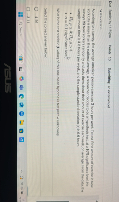 Solved DueSunday by 11:59pmPoints 10Submitting an external | Chegg.com
