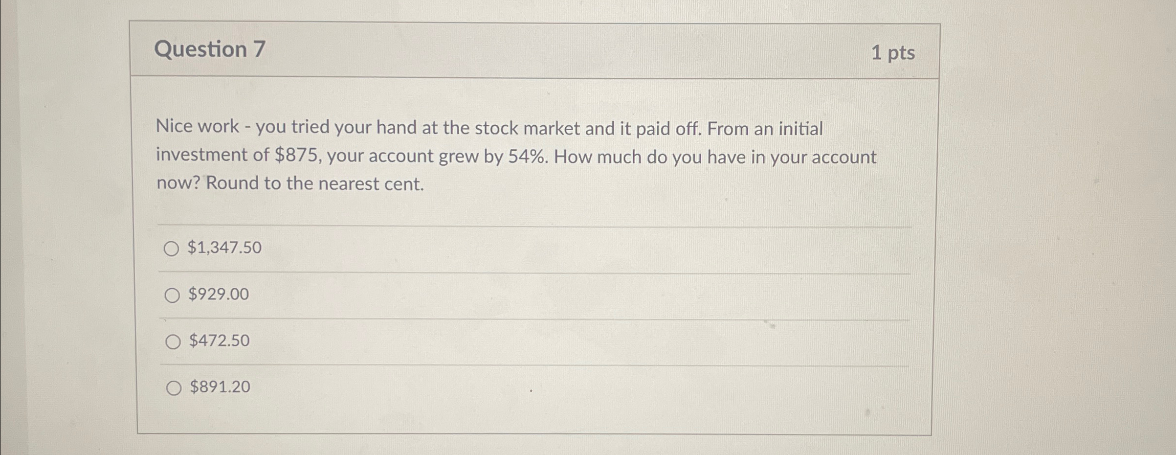Solved Question 71 ﻿ptsNice work - ﻿you tried your hand at | Chegg.com