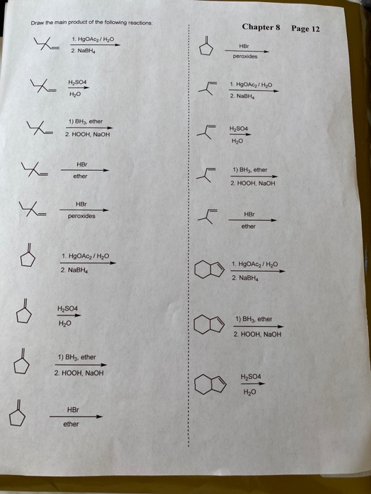 Solved 1) Draw curved arrow mechanism to account for each | Chegg.com