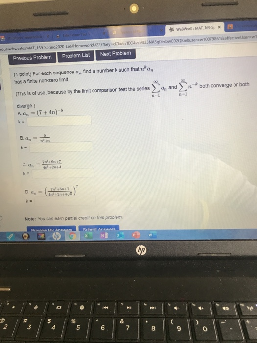 Solved WebWork: MAT 1695 X edu/webwork/MAT_169-Spring | Chegg.com Solved WebWork: MAT 1695 X edu/webwork/MAT_169-Spring | Chegg.com