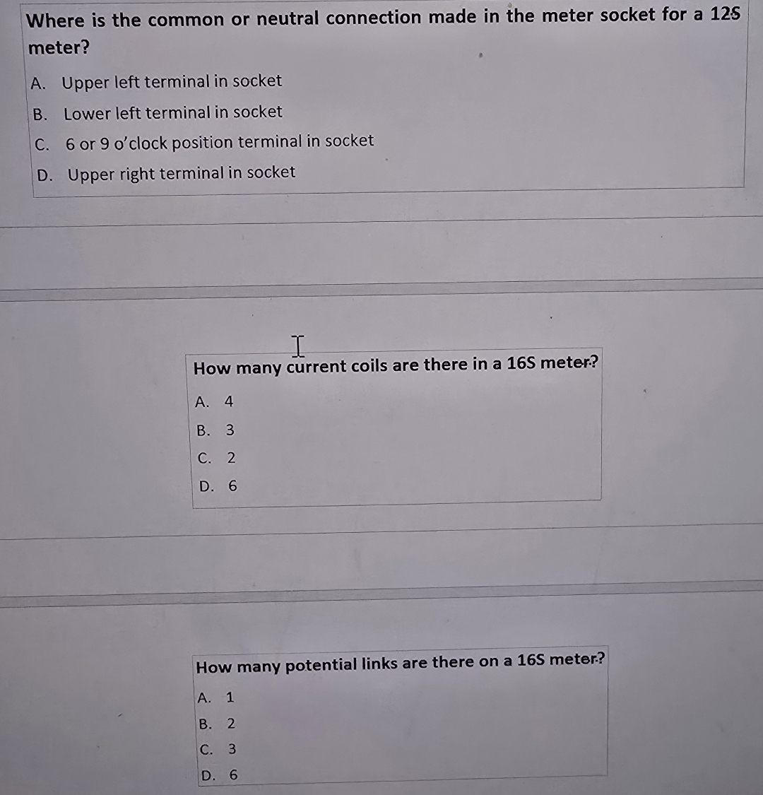 Solved Where is the common or neutral connection made in the | Chegg.com