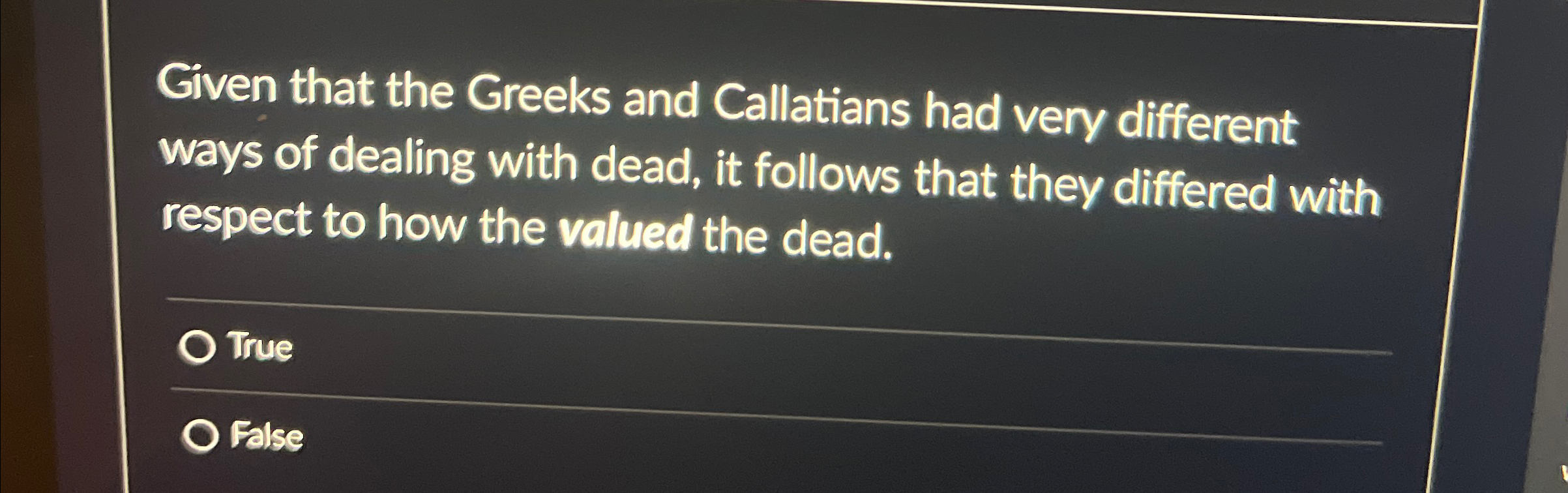 Solved Given that the Greeks and Callatians had very | Chegg.com