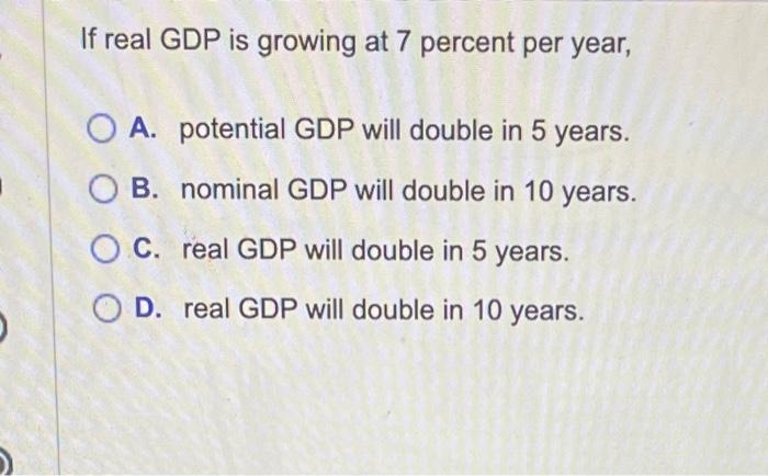 Solved The "mantra" for calculating GDP is A. G=Y+C+I+X−IM. | Chegg.com