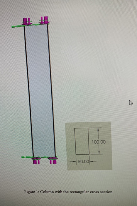 Solved Question No 1: A Column of length (L=1m, both ends | Chegg.com
