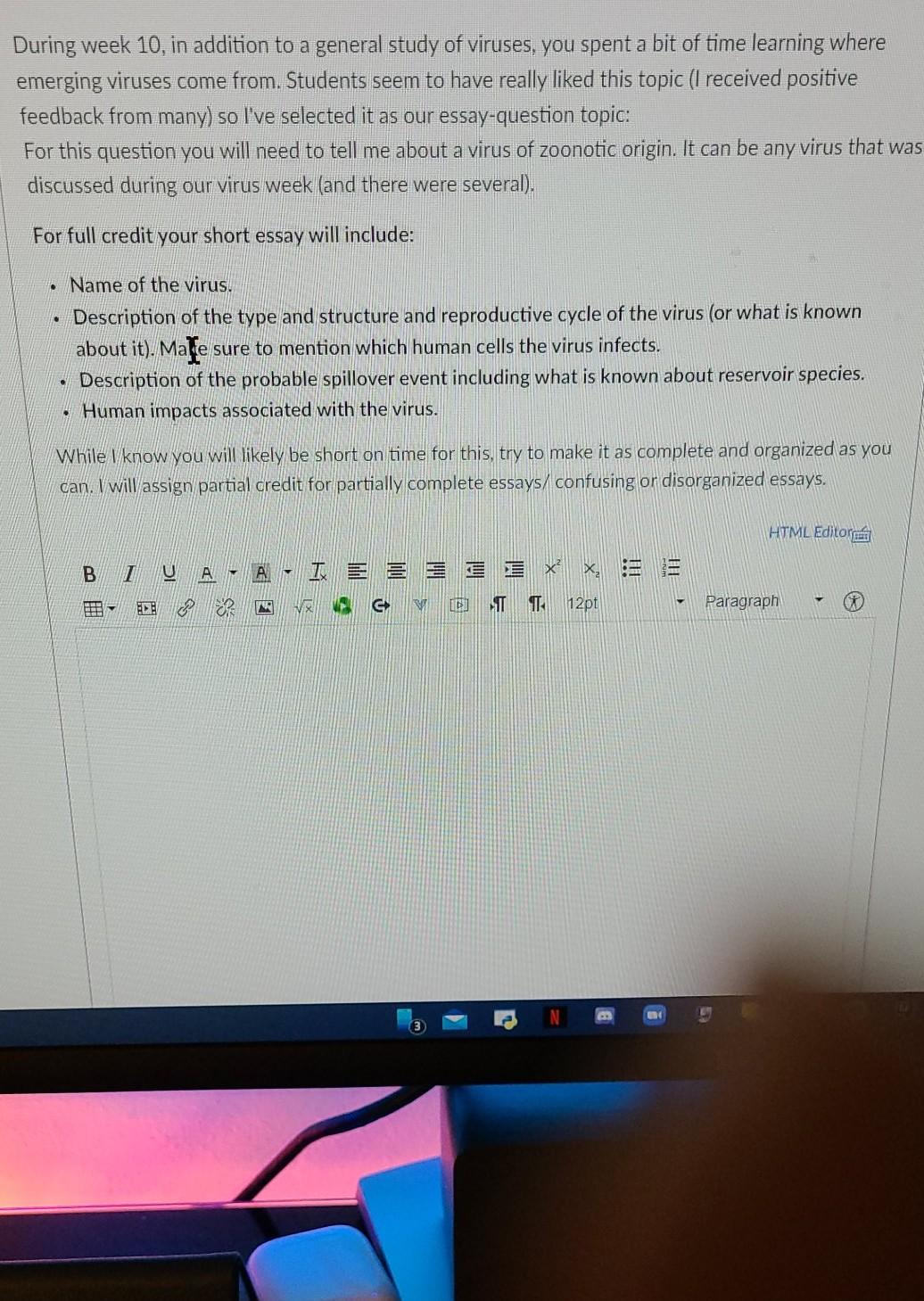 Solved During week 10, in addition to a general study of | Chegg.com