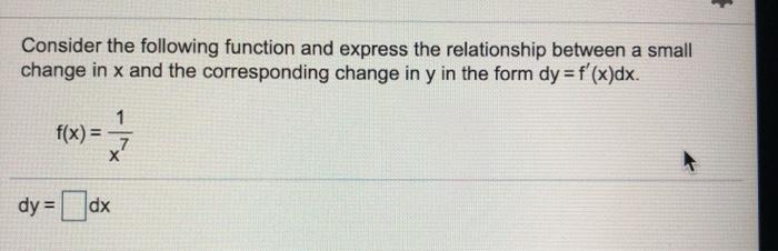 Solved Consider the following function and express the | Chegg.com