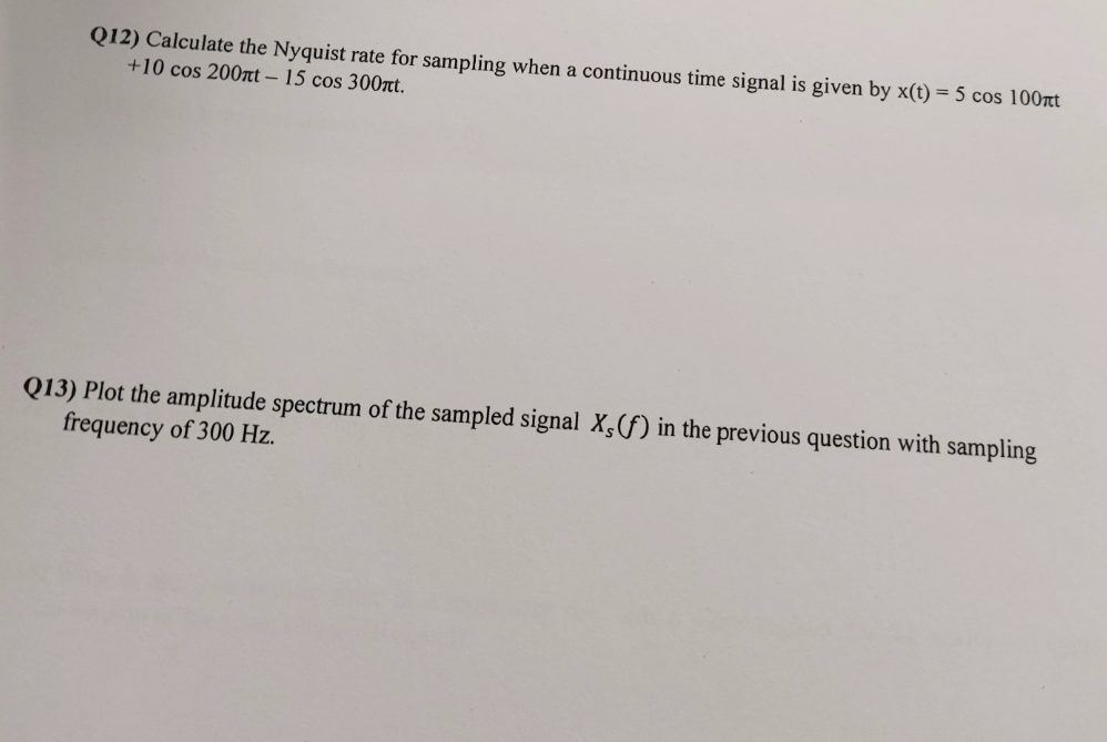 Solved Use information in question 12 to plot question | Chegg.com