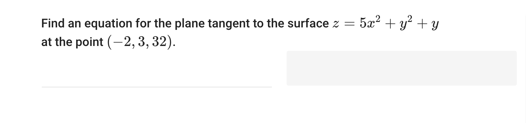 Solved Find an equation for the plane tangent to the surface | Chegg.com