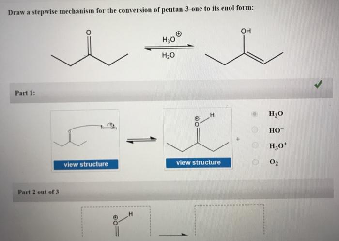 Solved Draw a stepwise mechanism for the conversion of | Chegg.com