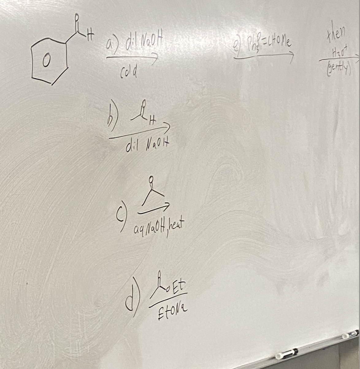 Solved Write the reactions and the intermediate of this | Chegg.com