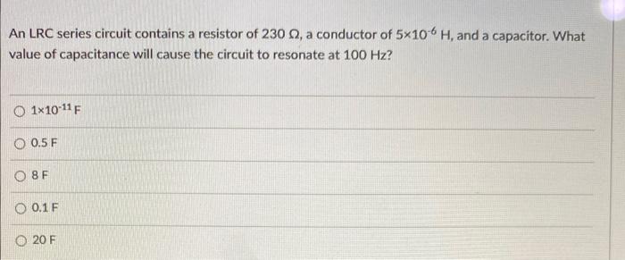 Solved In a driven series LRC circuit, the sinusoidal AC | Chegg.com