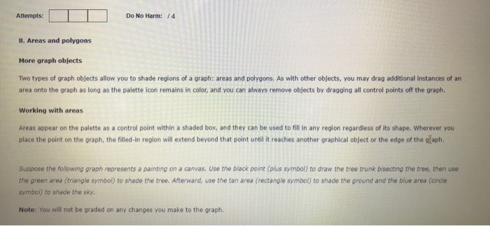 Solved Attempts: Do No Harm: 14 8. Areas and polygons More | Chegg.com