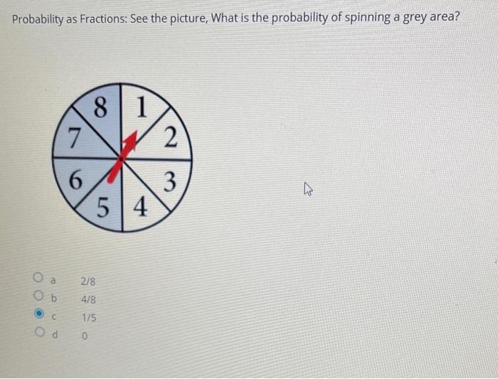 Solved Probability as Fractions: See the picture, What is | Chegg.com