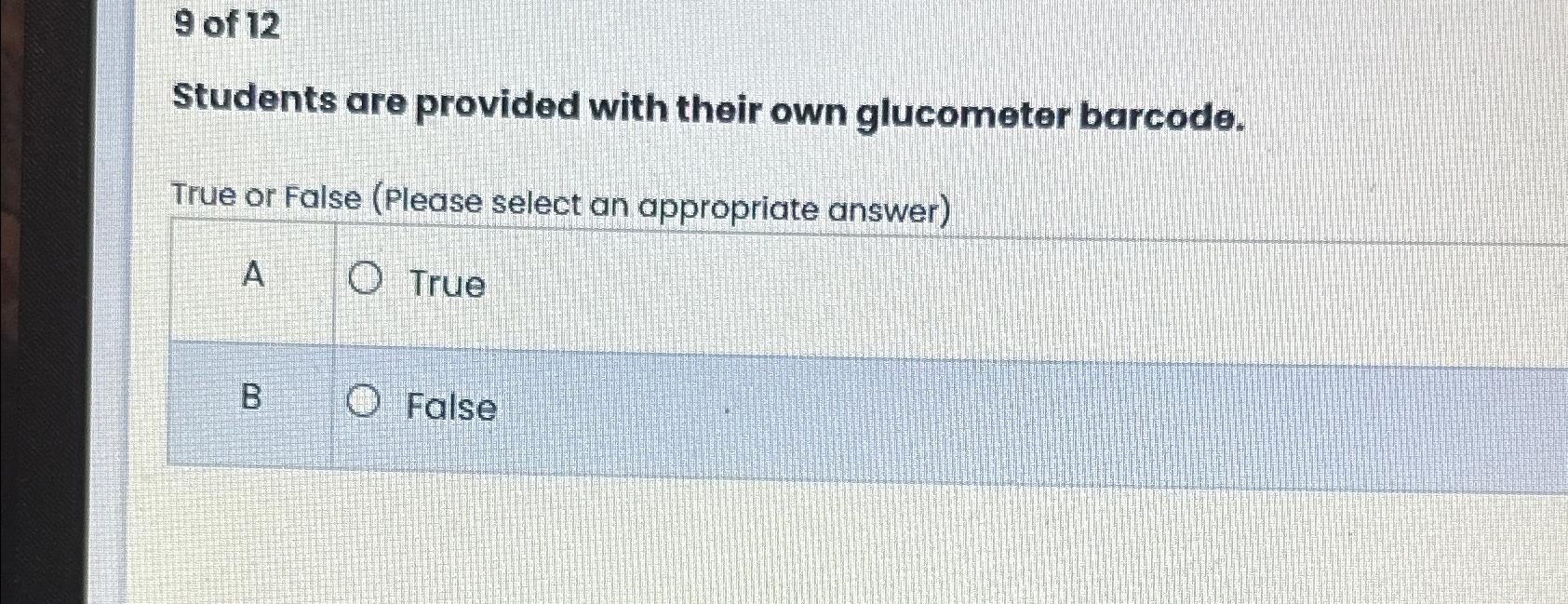 Solved 9 ﻿of 12Students are provided with their own | Chegg.com