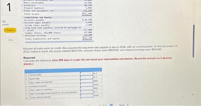 Solved The 2023 financial statements of Outdoor Waterworks | Chegg.com