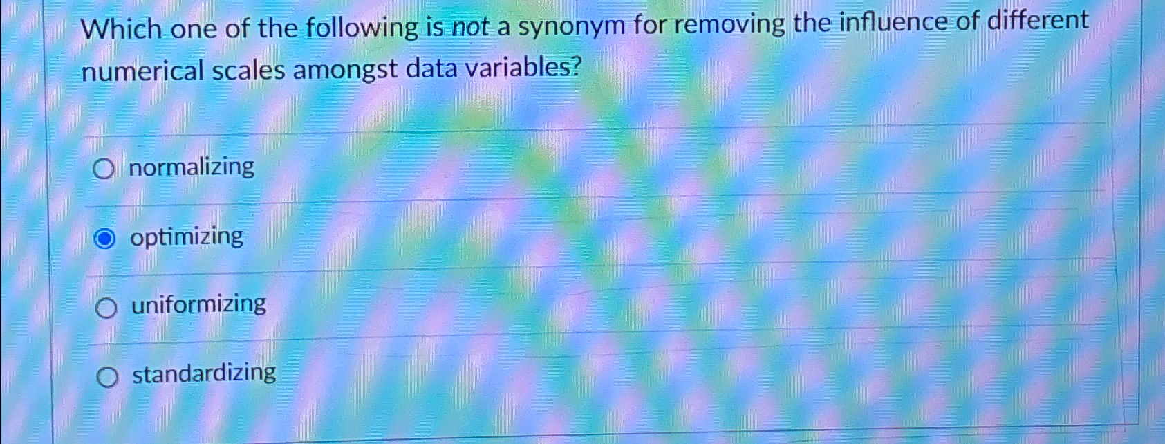 Solved Which one of the following is not a synonym for | Chegg.com