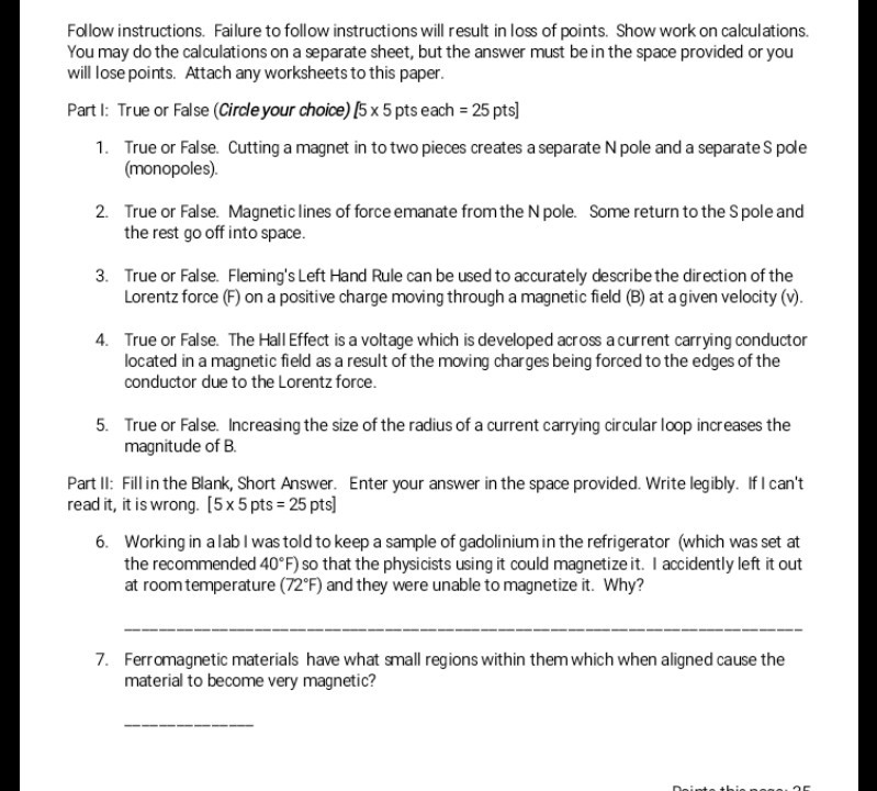 Solved Follow instructions. Failure to follow instructions | Chegg.com