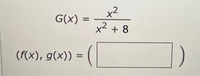 Solved Express the function F in the form fog. F(x) = (x - | Chegg.com