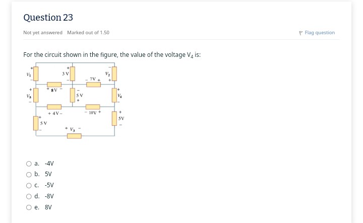 Solved Question 23Not yet answered Marked out of 1.50F Flag | Chegg.com Solved Question 23Not yet answered Marked out of 1.50F Flag | Chegg.com