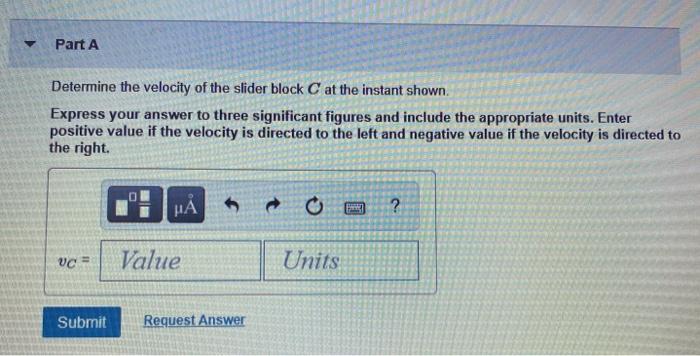 Solved Bar AB has an angular velocity waB = 4 rad/s. (Figure | Chegg.com